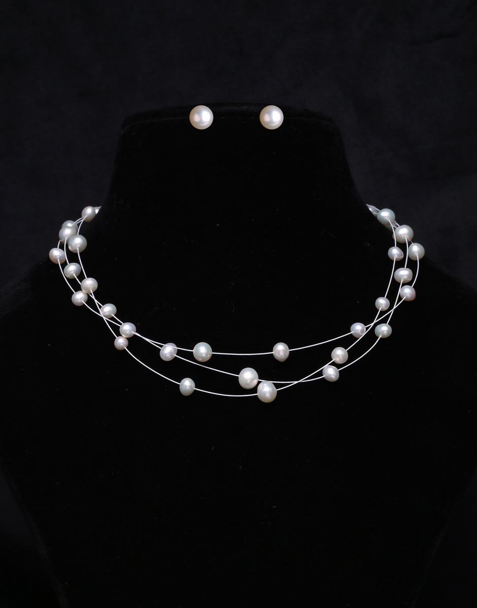 Buy Original Pearl Set Jewellery Online | Pearls by Mangatrai ...