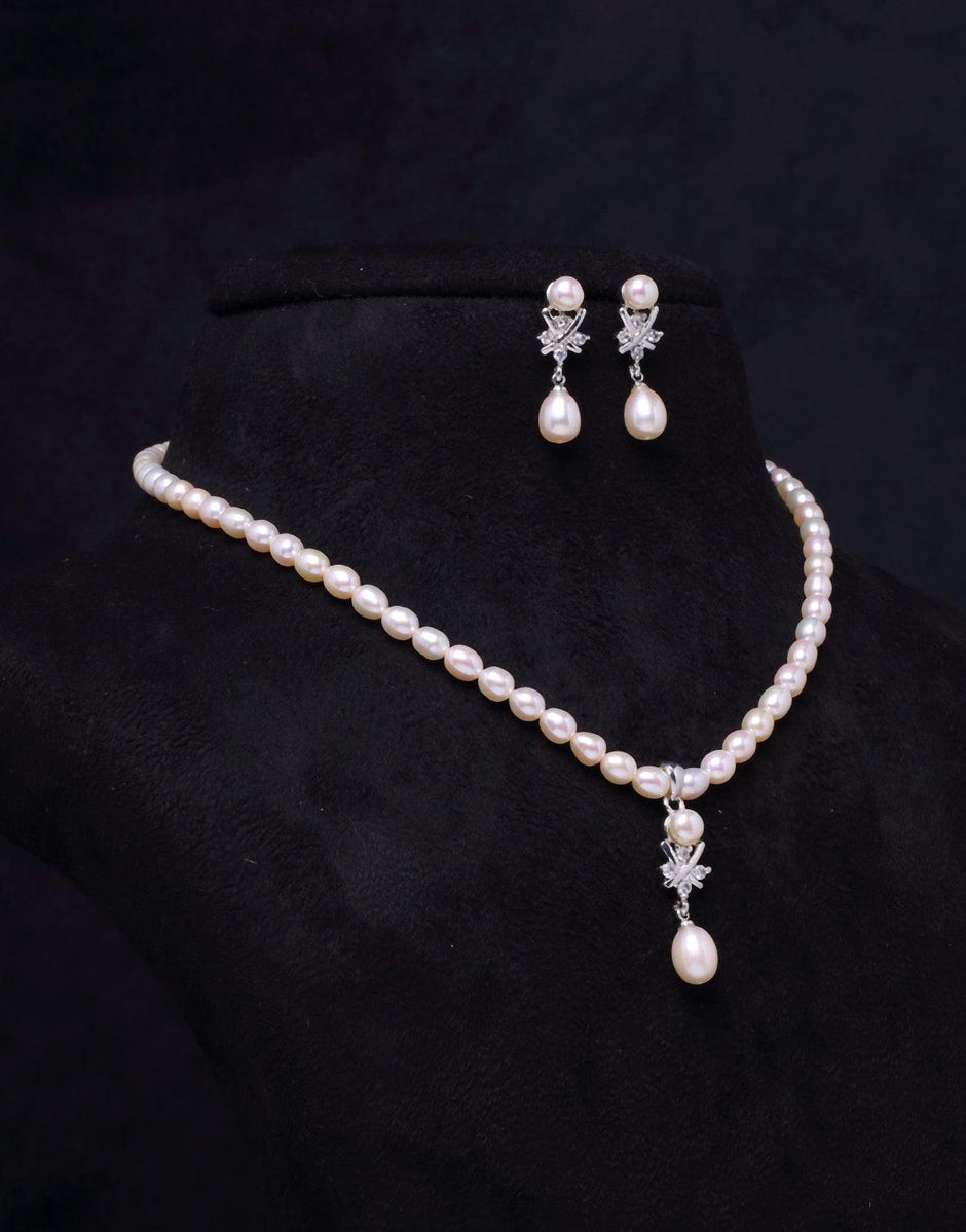 Buy Original Pearl Set Jewellery Online | Mangatrai Pearls Jewellery ...